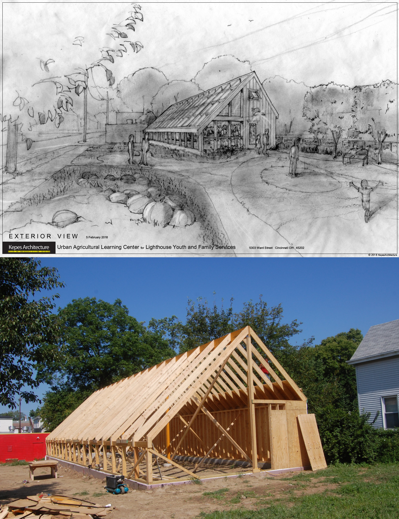 Urban Ag Learning Center Under Construction - Chris Kepes Architecture